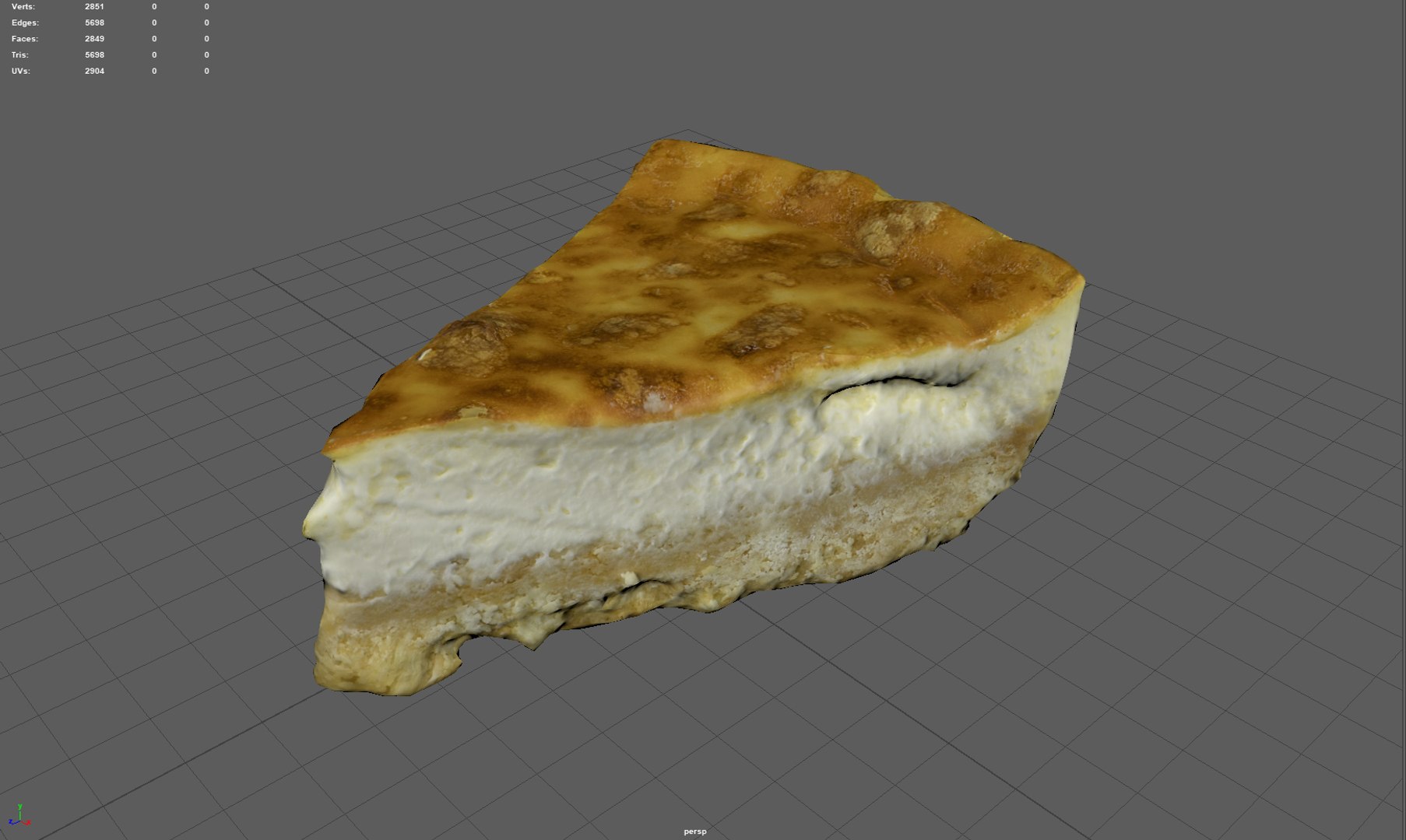 Cheesecake 3D Model - TurboSquid 1819840