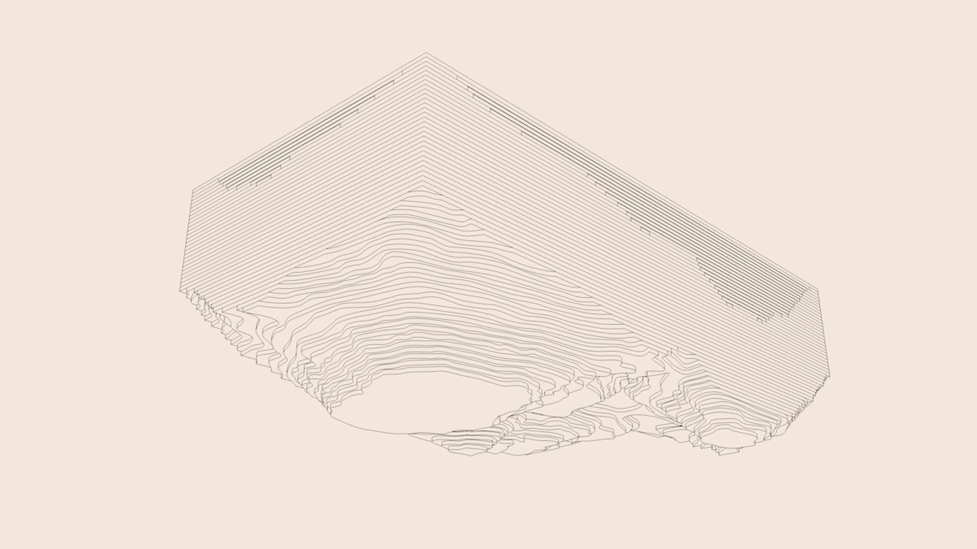 Coffee Table Abyss Glass 3d C4d