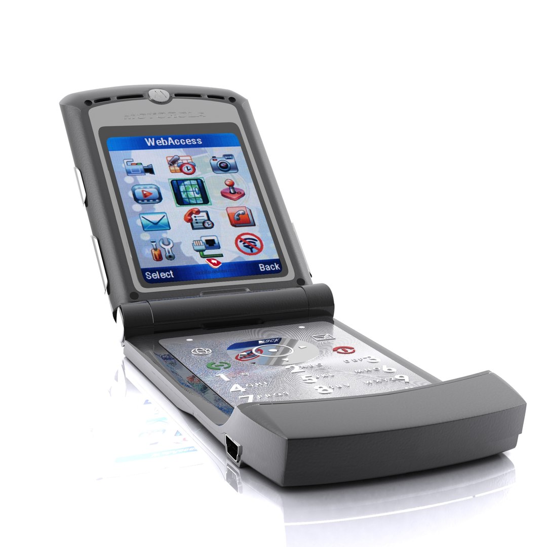 Motorola V3 3d Model
