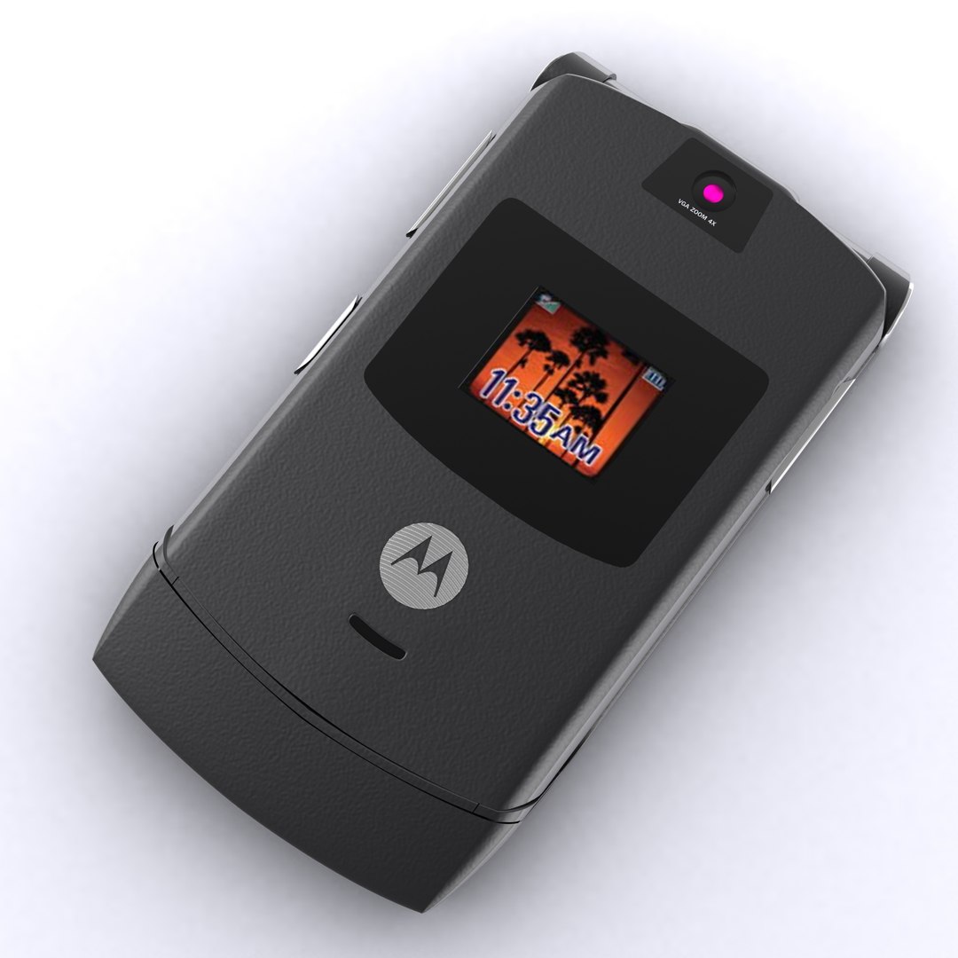 Motorola V3 3d Model