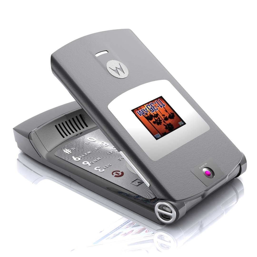 Motorola V3 3d Model