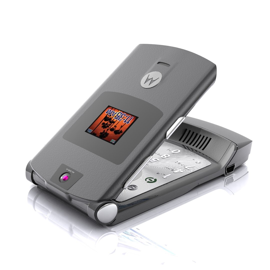 Motorola V3 3d Model