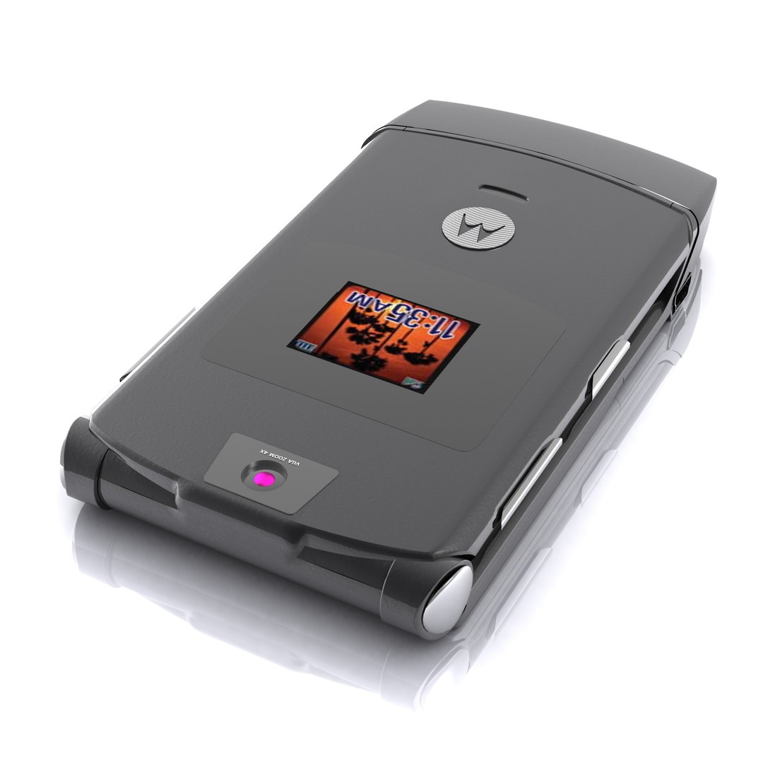 Motorola V3 3d Model