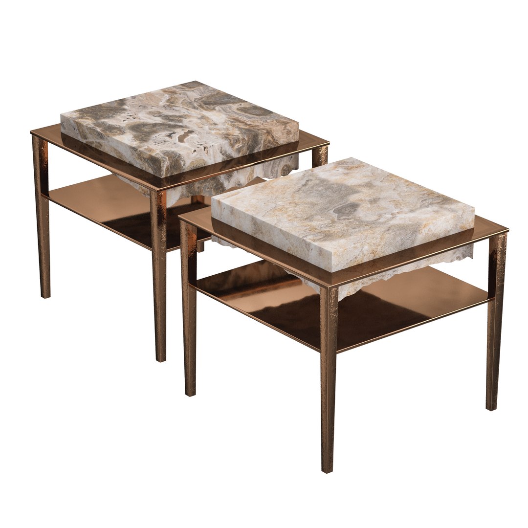 3D Cremino Bronze Tables - TurboSquid 2063520