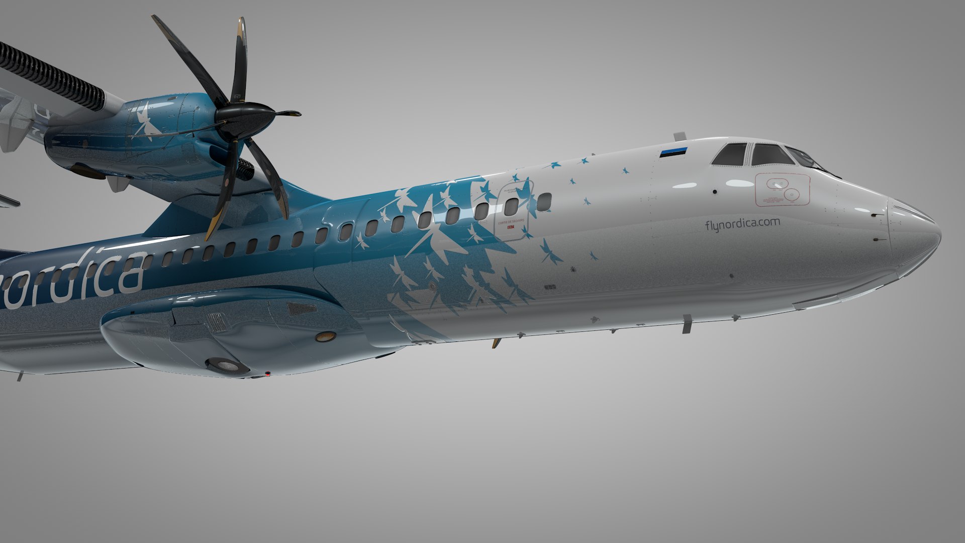 3D ATR 72 NORDICA L2017 - TurboSquid 2091812