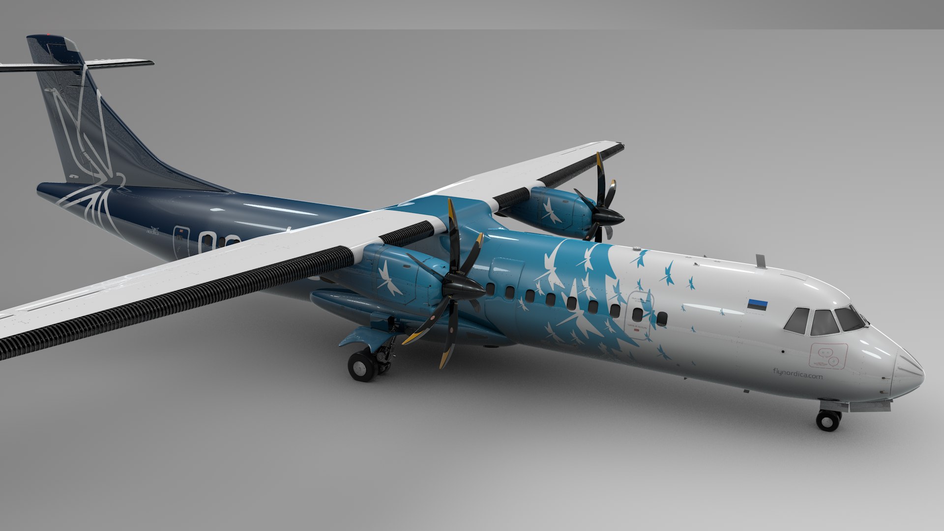 3D ATR 72 NORDICA L2017 - TurboSquid 2091812