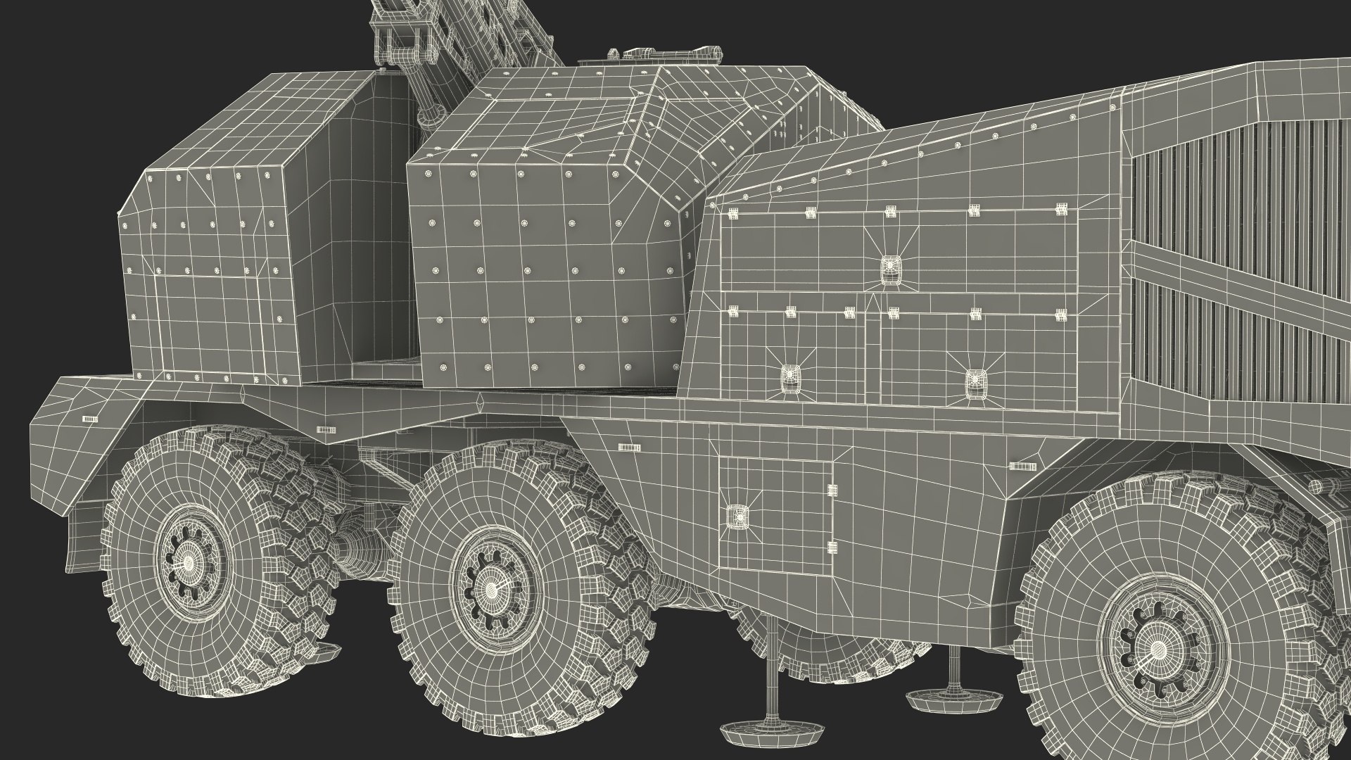 3D Artillery Self Propelled Howitzer In Full Readiness Model ...