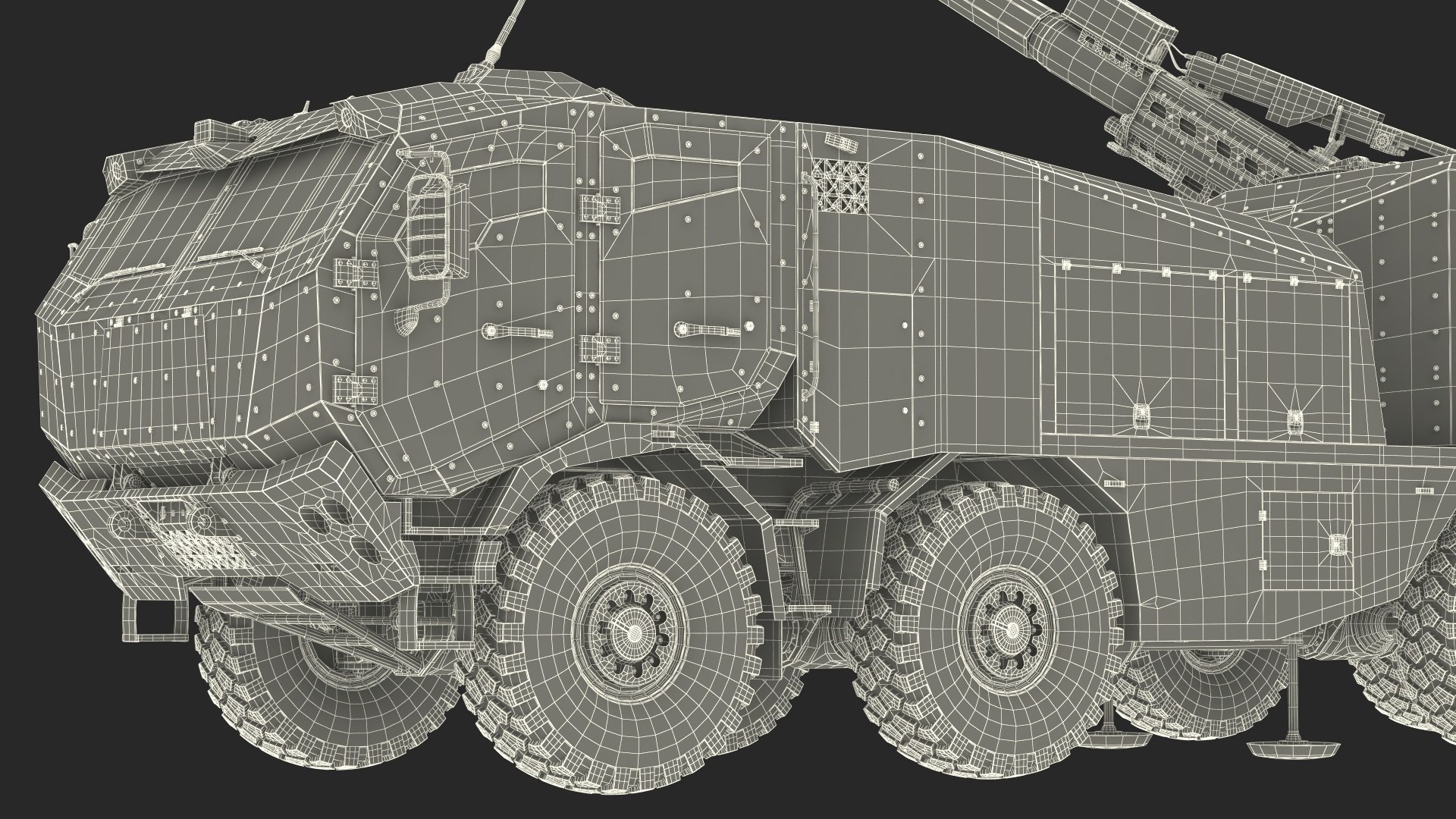 3D Artillery Self Propelled Howitzer In Full Readiness Model ...