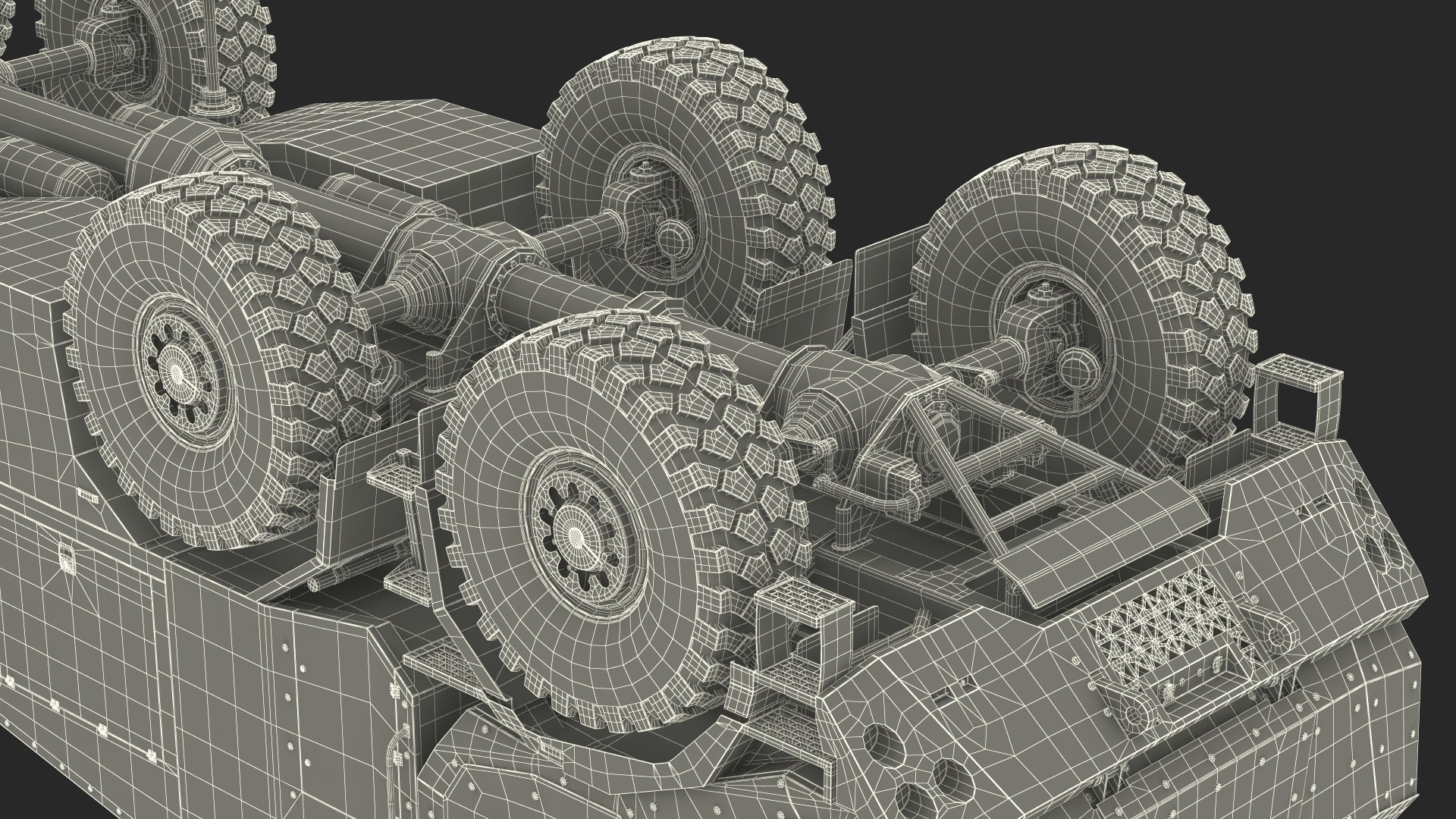 3D Artillery Self Propelled Howitzer In Full Readiness Model ...