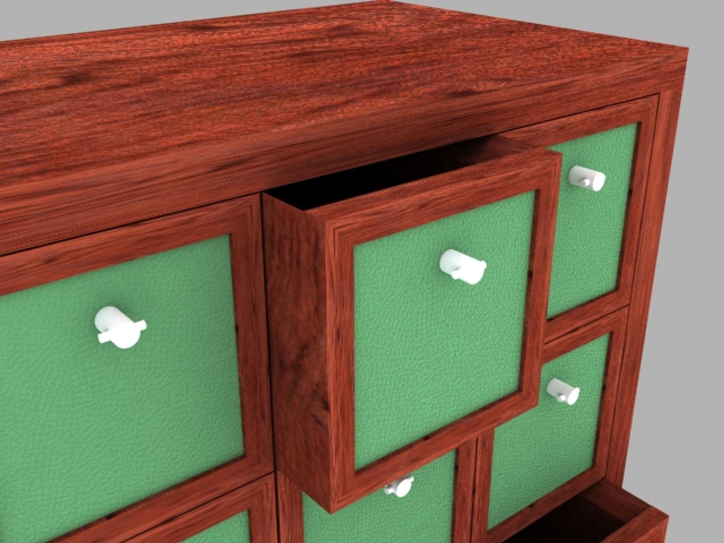3d Drawer Cabinet Model