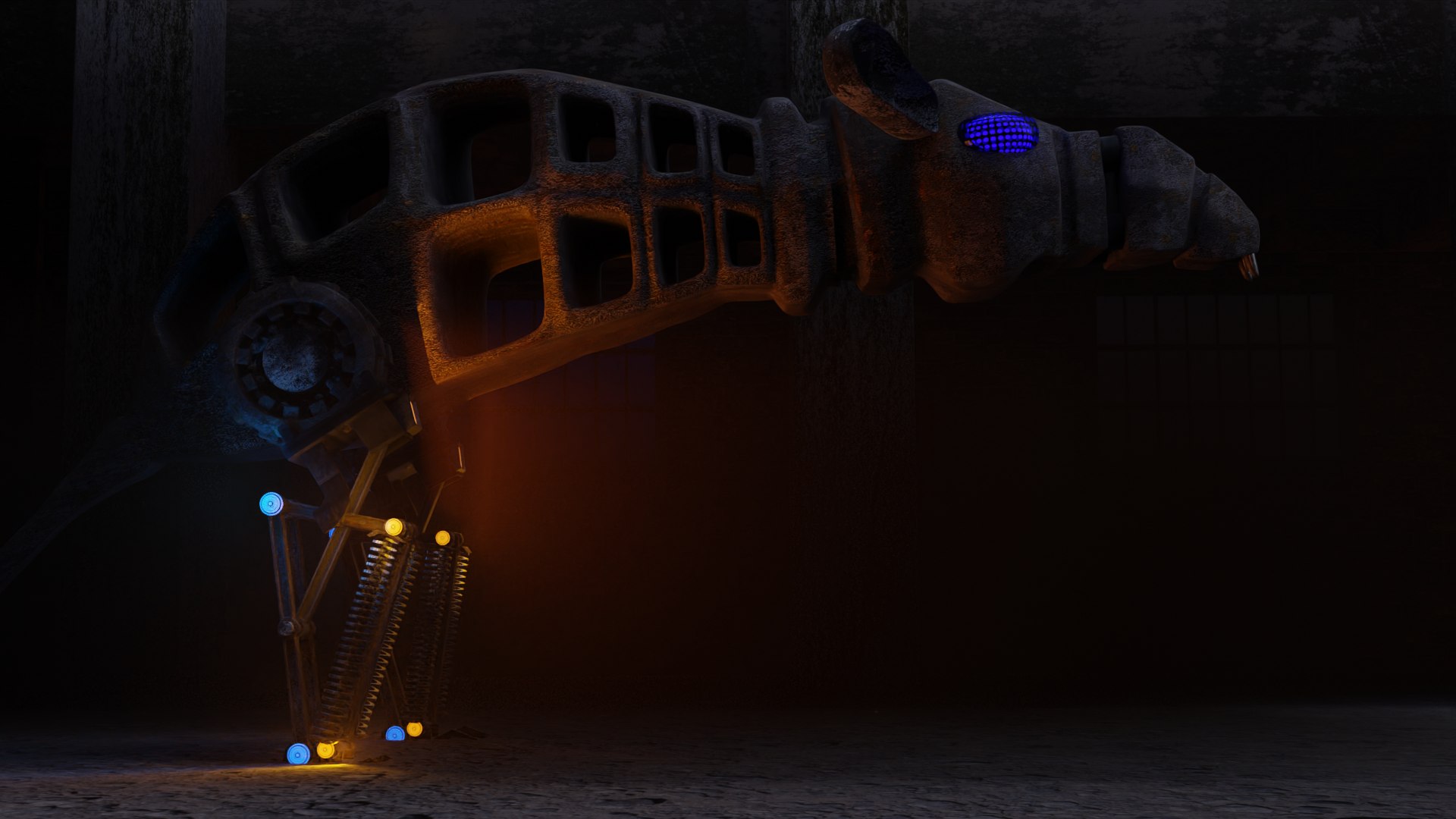 Walking Rusty Rat Tank Sci-fi 3D Model - TurboSquid 2025413