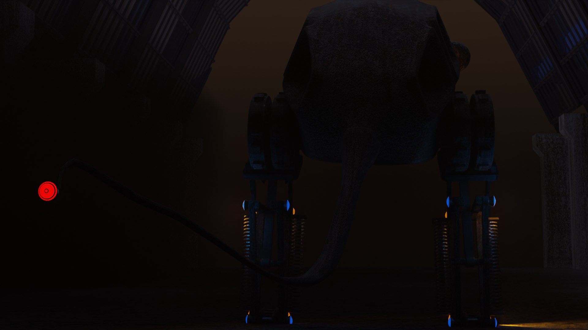 Walking Rusty Rat Tank Sci-fi 3D Model - TurboSquid 2025413