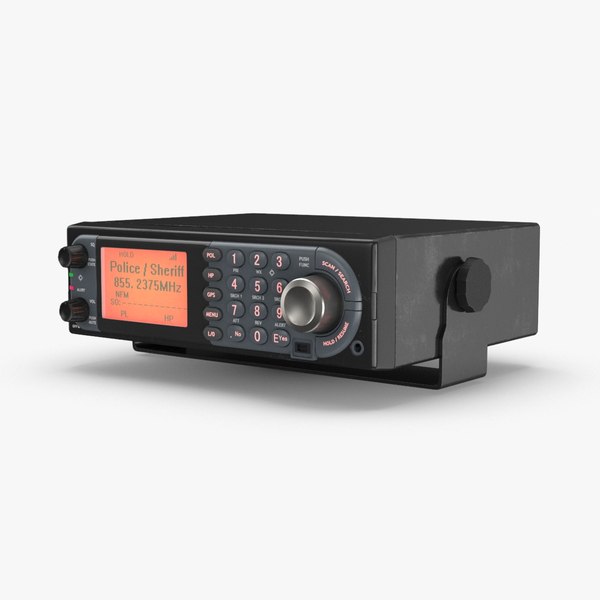 3D police-radio---with-text - TurboSquid 1164383