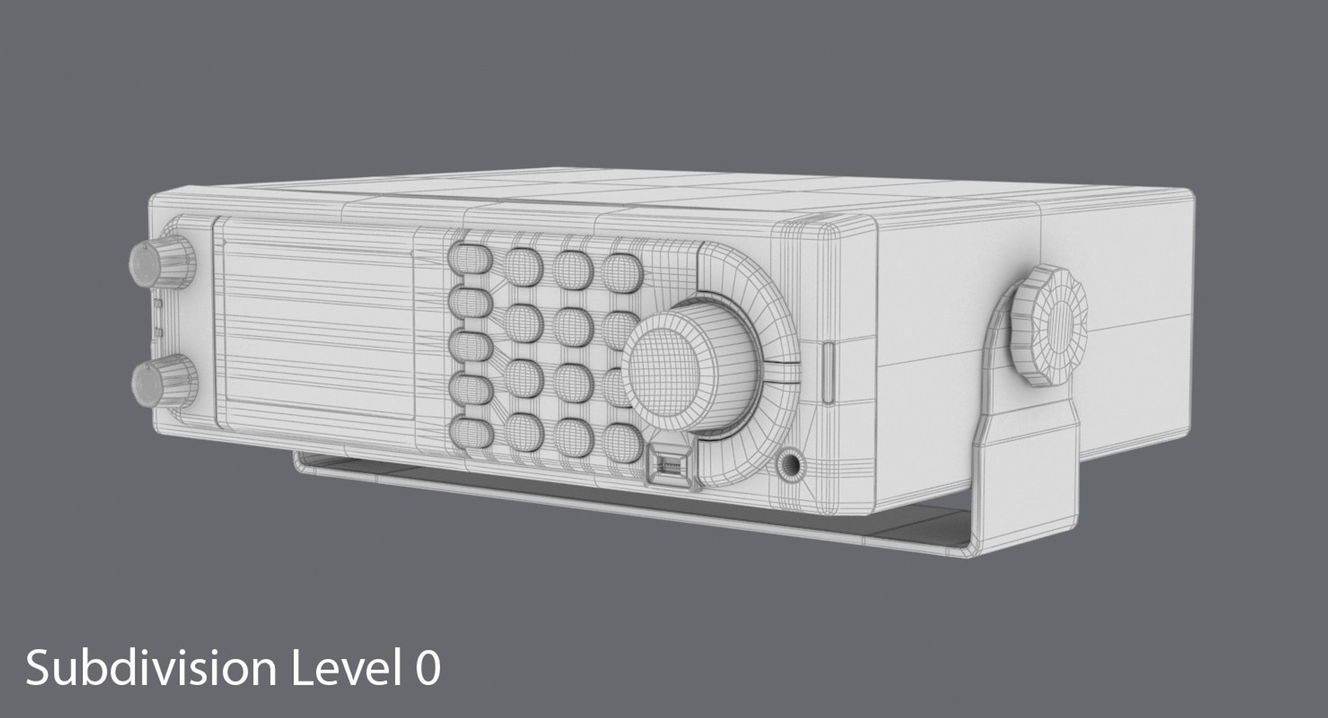 3D Police-radio---with-text - TurboSquid 1164383