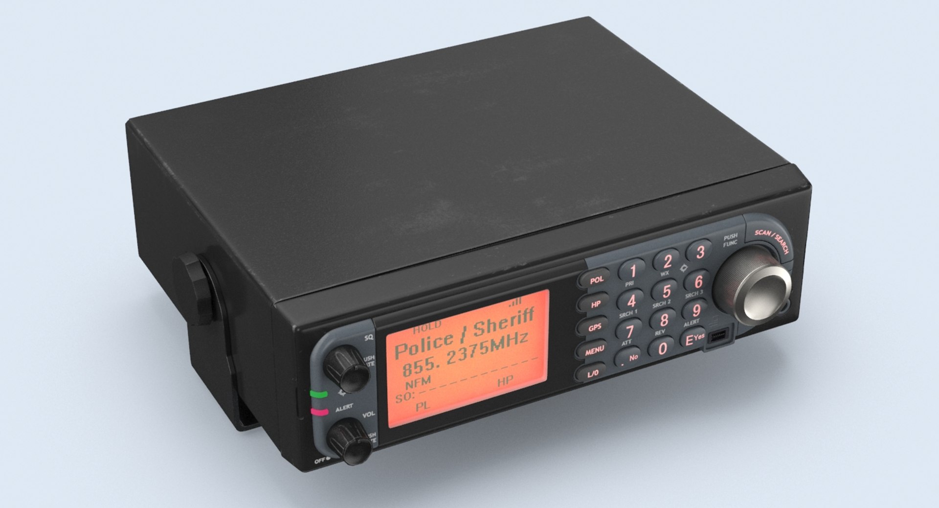 3D Police-radio---with-text - TurboSquid 1164383