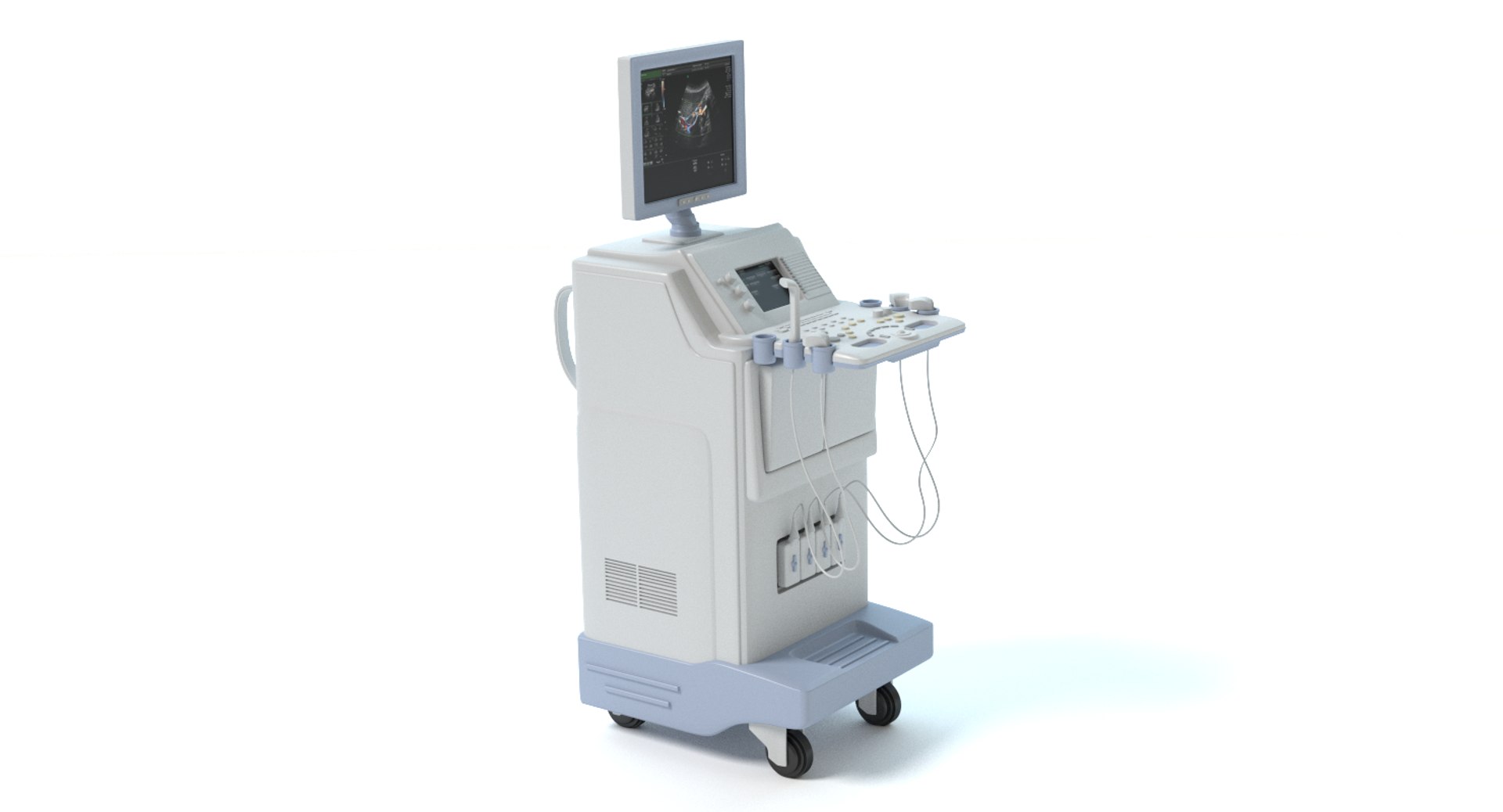 3d Ultrasound Machine Model