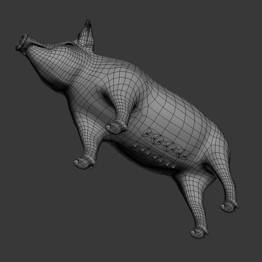 3d Model Dugm02 Pig