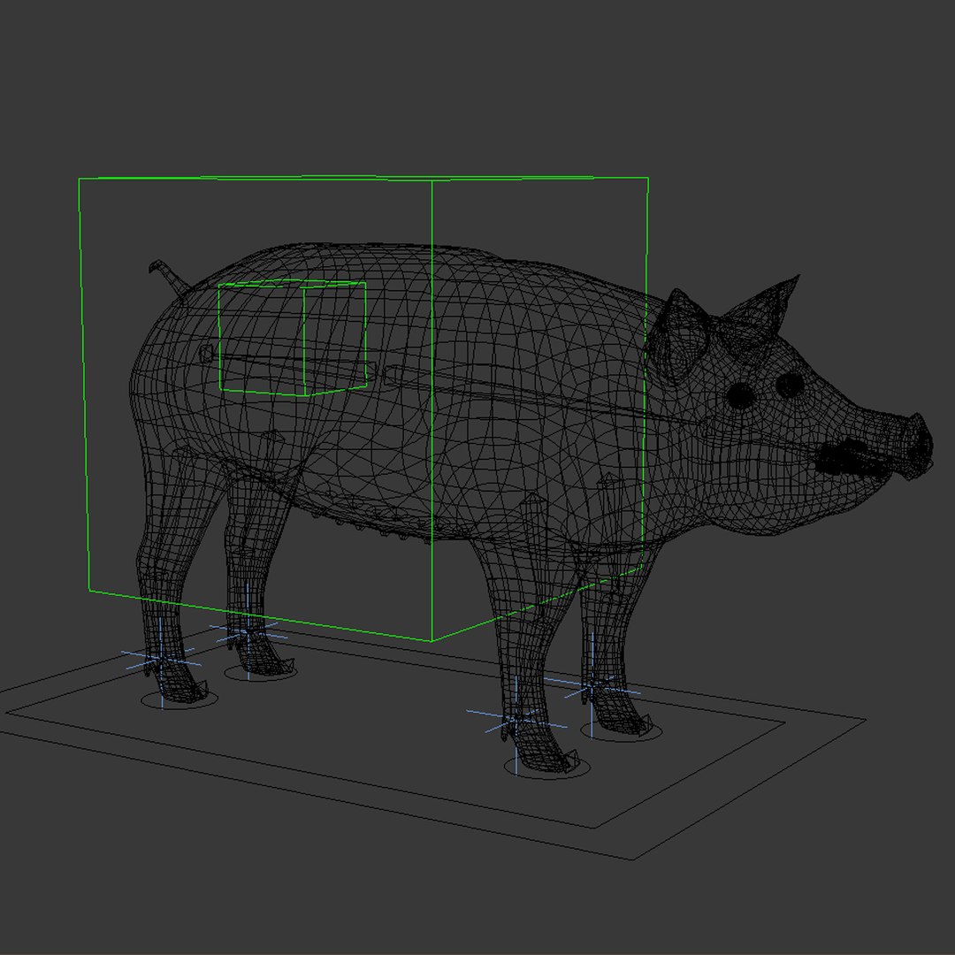 3d Model Dugm02 Pig