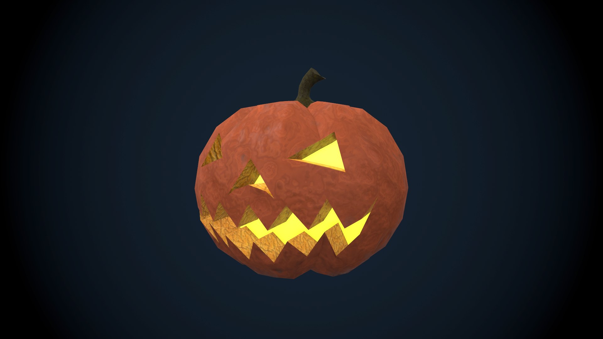 Free Halloween Pumpkin 3d Model