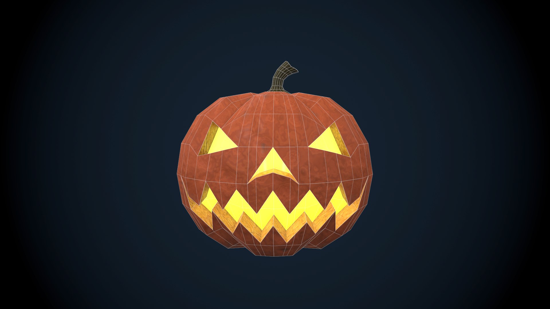 Free Halloween Pumpkin 3d Model