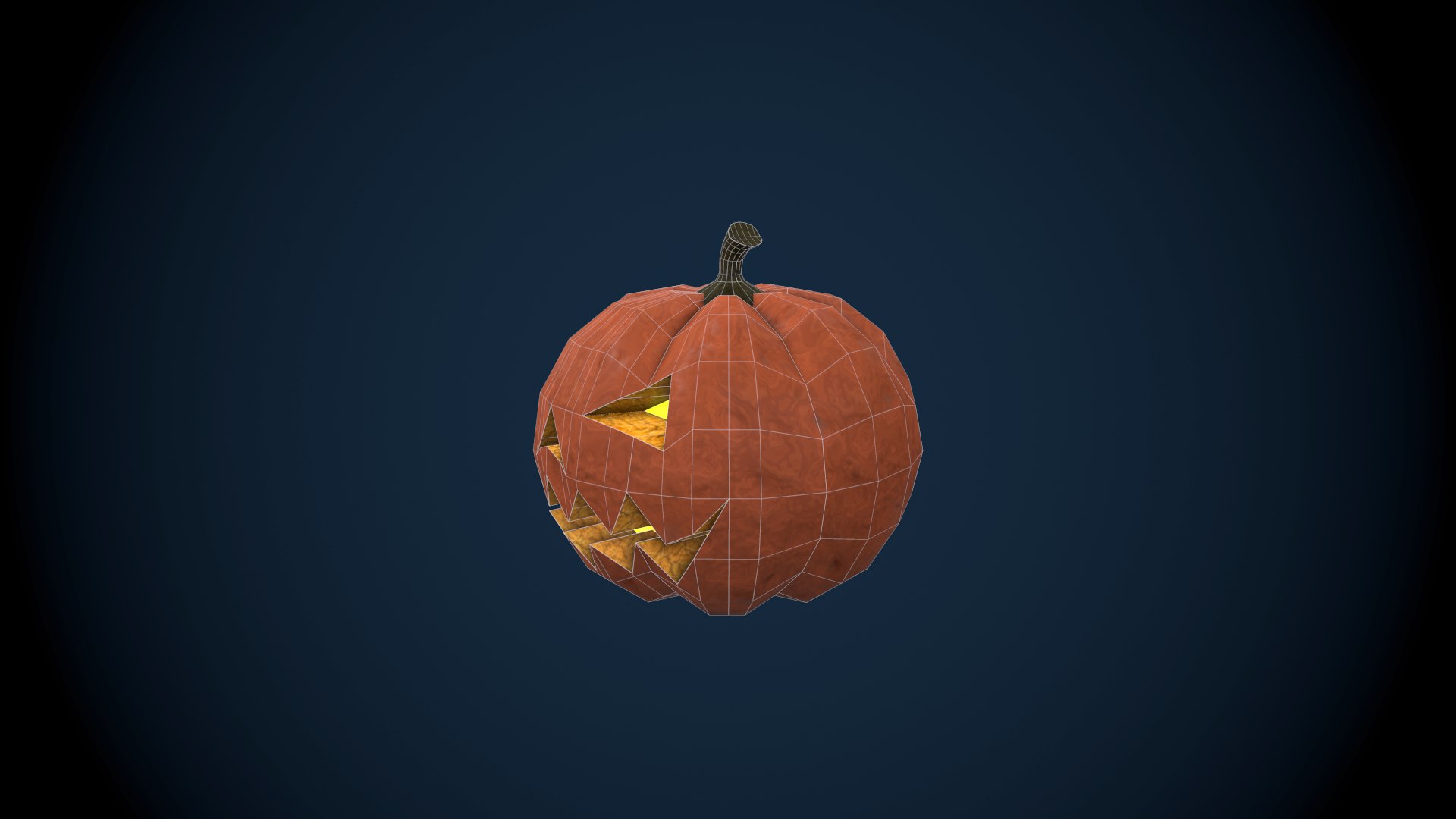 Free Halloween Pumpkin 3d Model