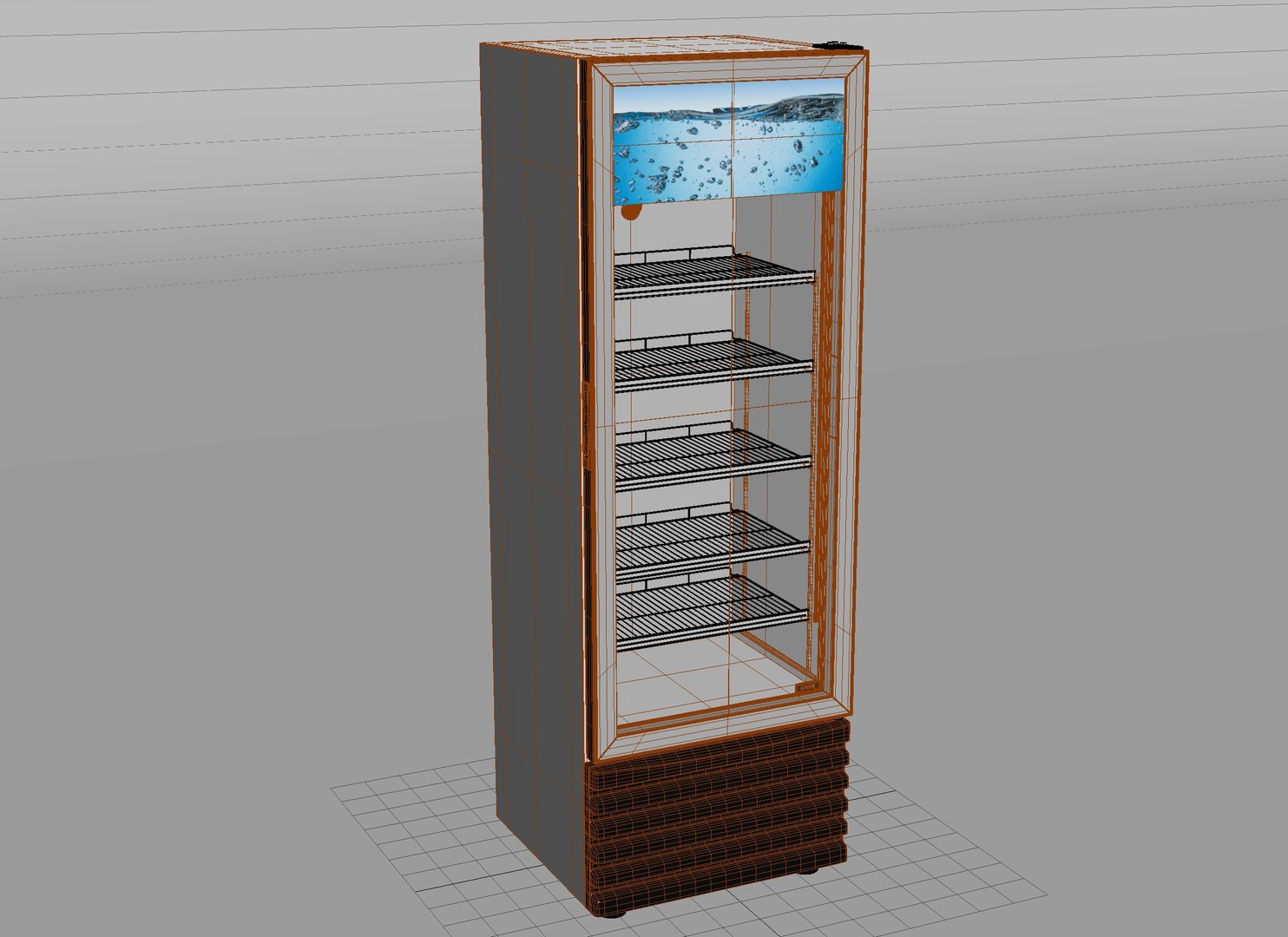 Beverage Fridge 3D Model - TurboSquid 2265036