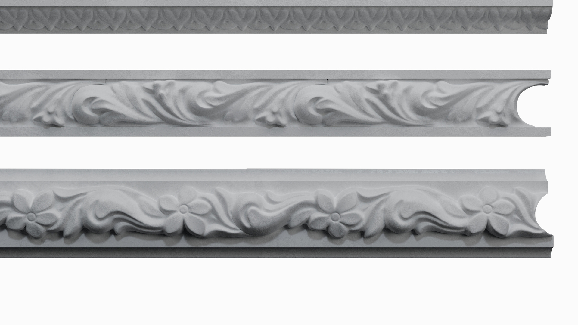 Molding decor 02 3D model - TurboSquid 1879572