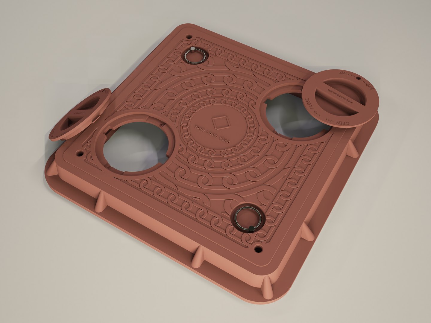 3D Water Tank Cover Lid 3D Print Model Model - TurboSquid 1936576