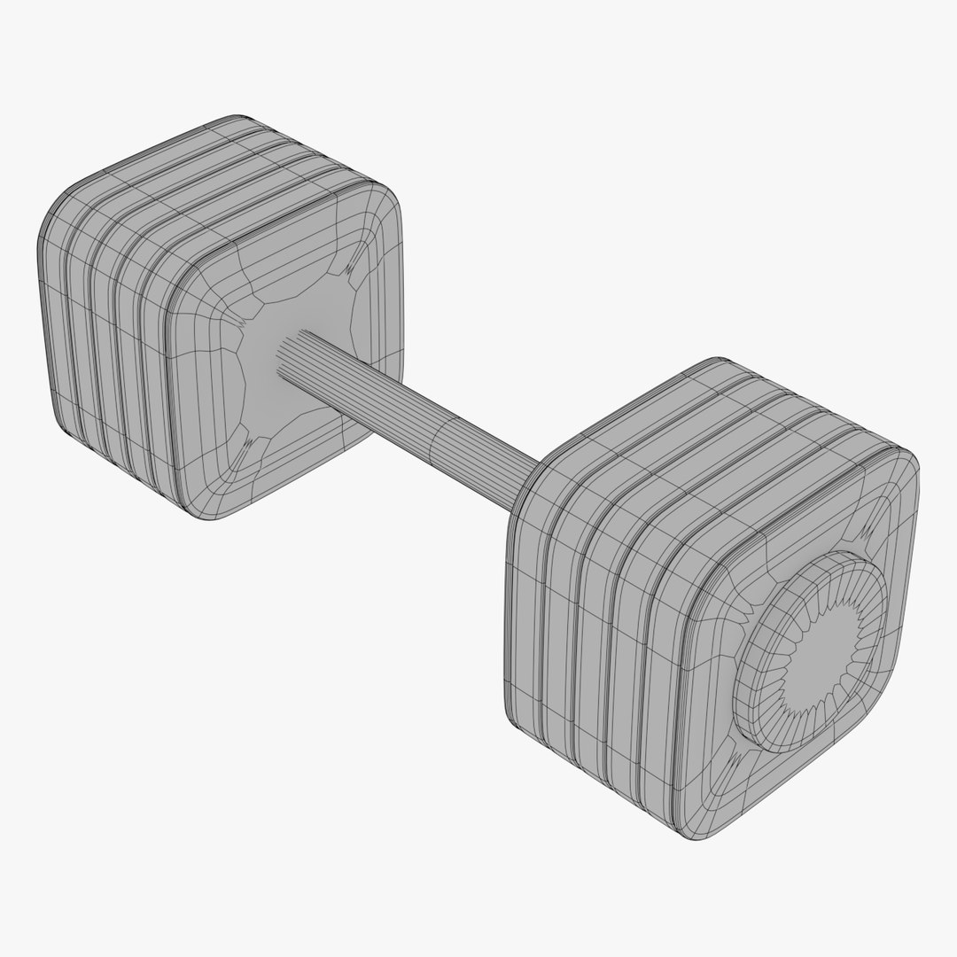 Dumbbell Collada Dae 3d 3ds