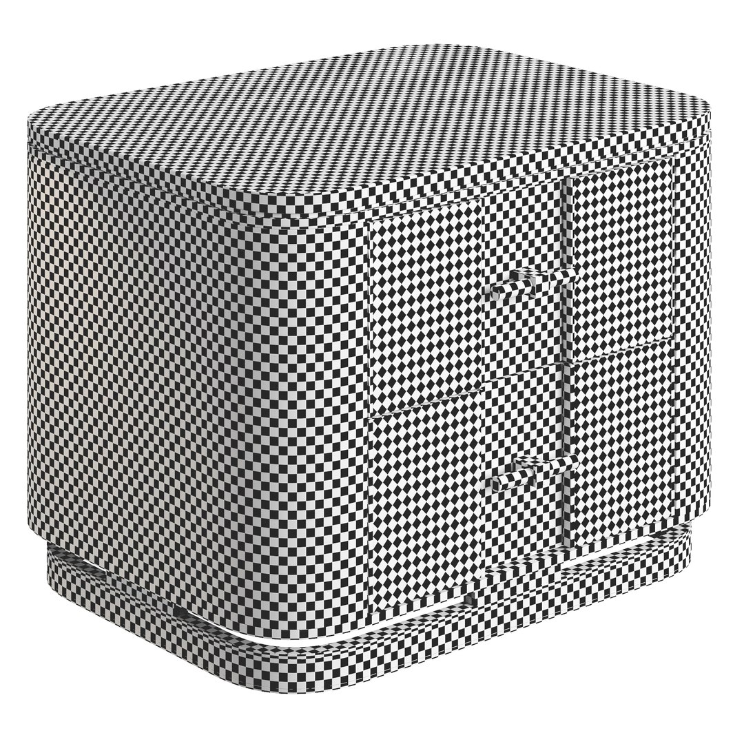 Frato ASHI Bedside Table 3D - TurboSquid 1986099