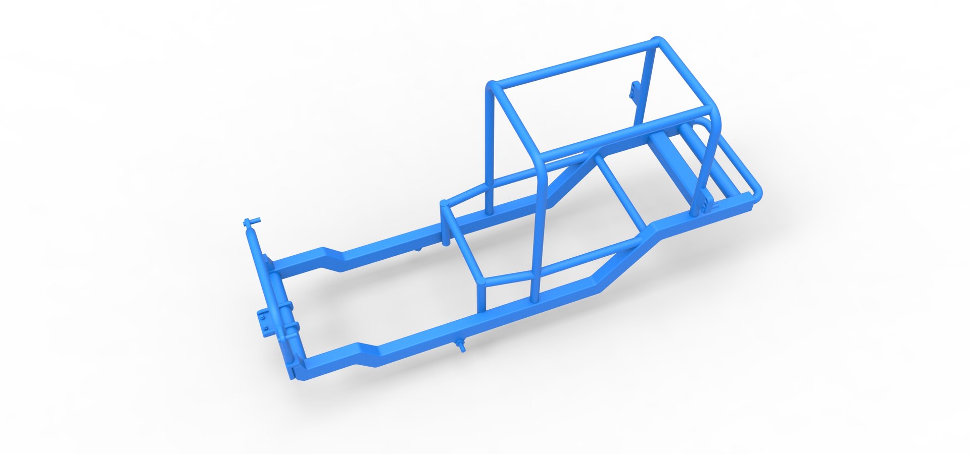 3D Frame Of Vintage Supermodified Stock Car Scale 1 To 25 - TurboSquid ...