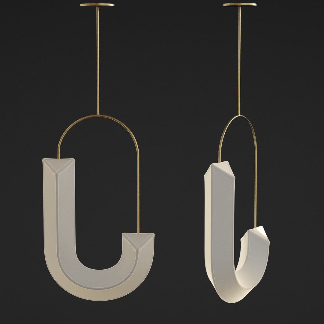 3D hook loop pendant chandelier - TurboSquid 1398724