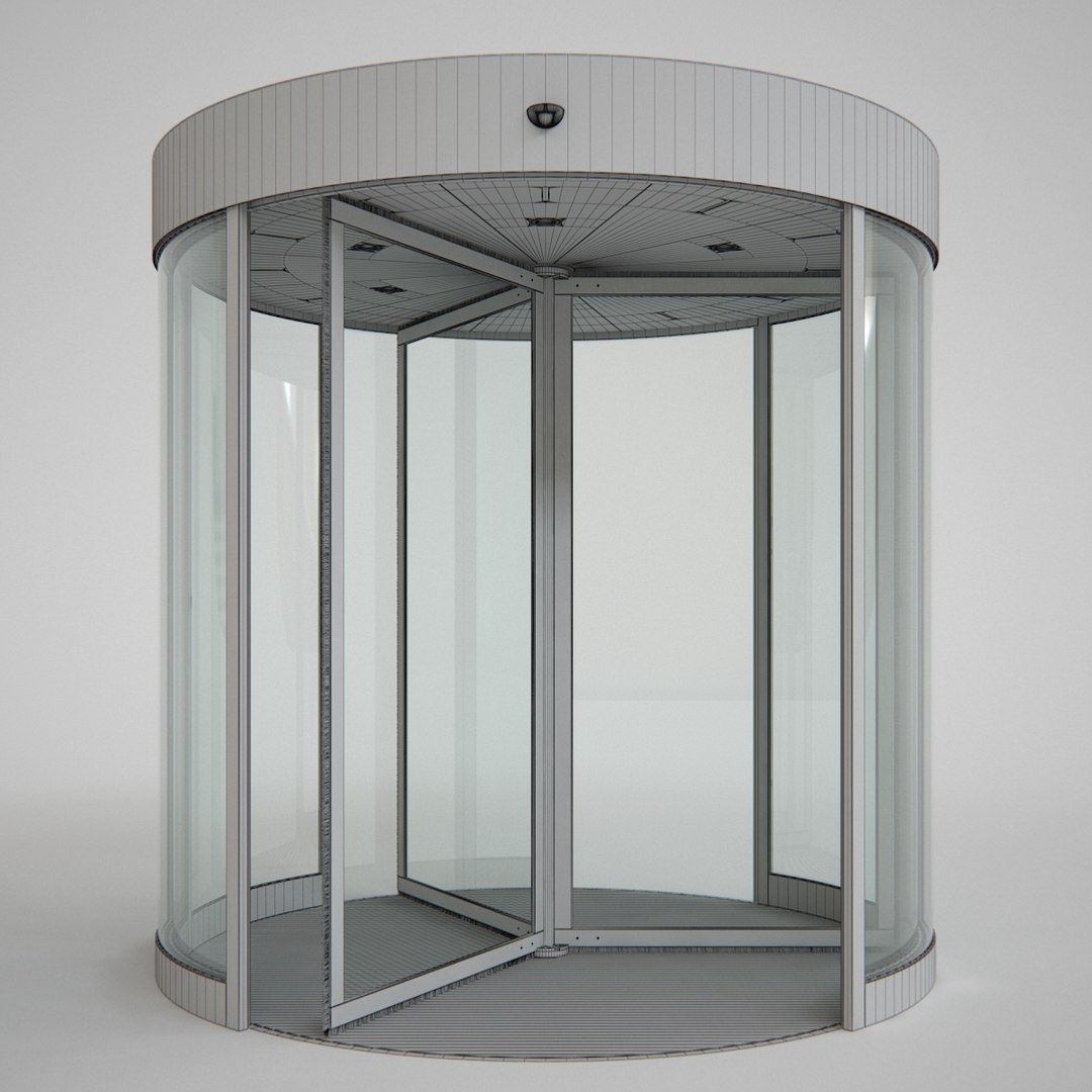 3d Model Revolving Door