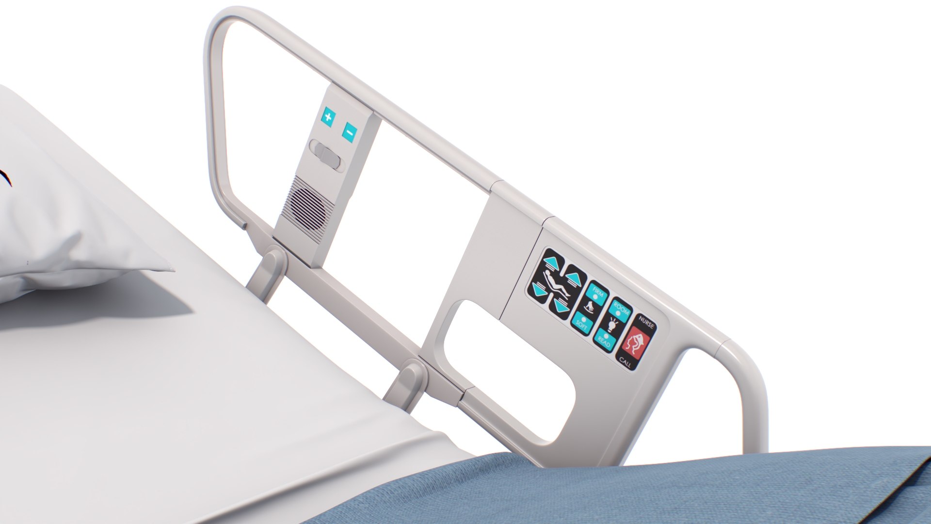 Adjustable Hospital Bed 3D - TurboSquid 2371564