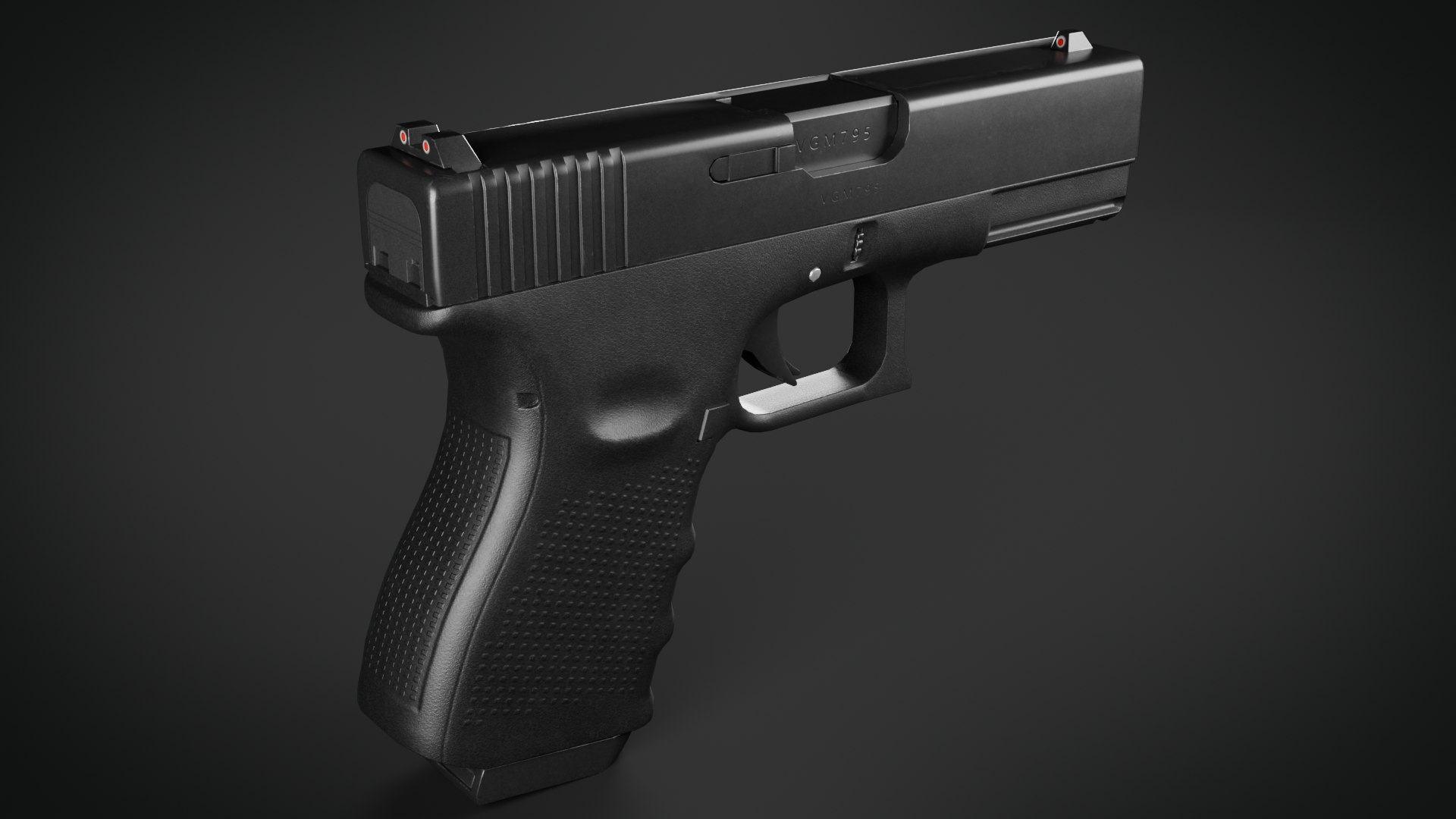 3D Pistol-Game Ready Model - TurboSquid 2396278