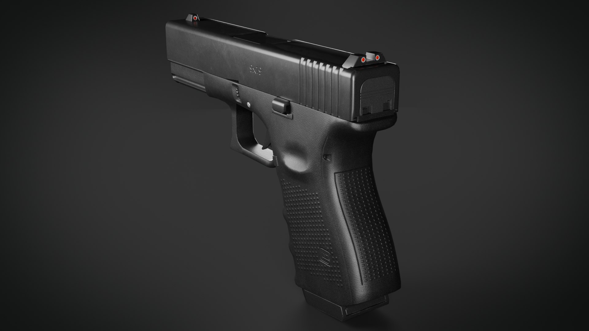 3D Pistol-Game Ready Model - TurboSquid 2396278