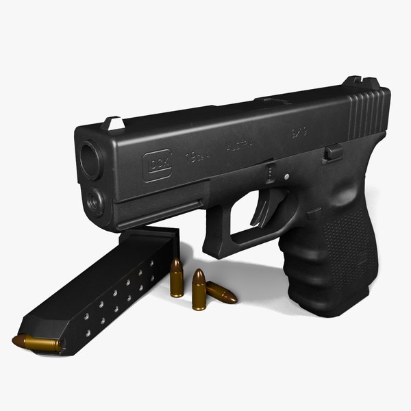modelo 3d Pistola Glock 19 lista para el juego - TurboSquid 2396278