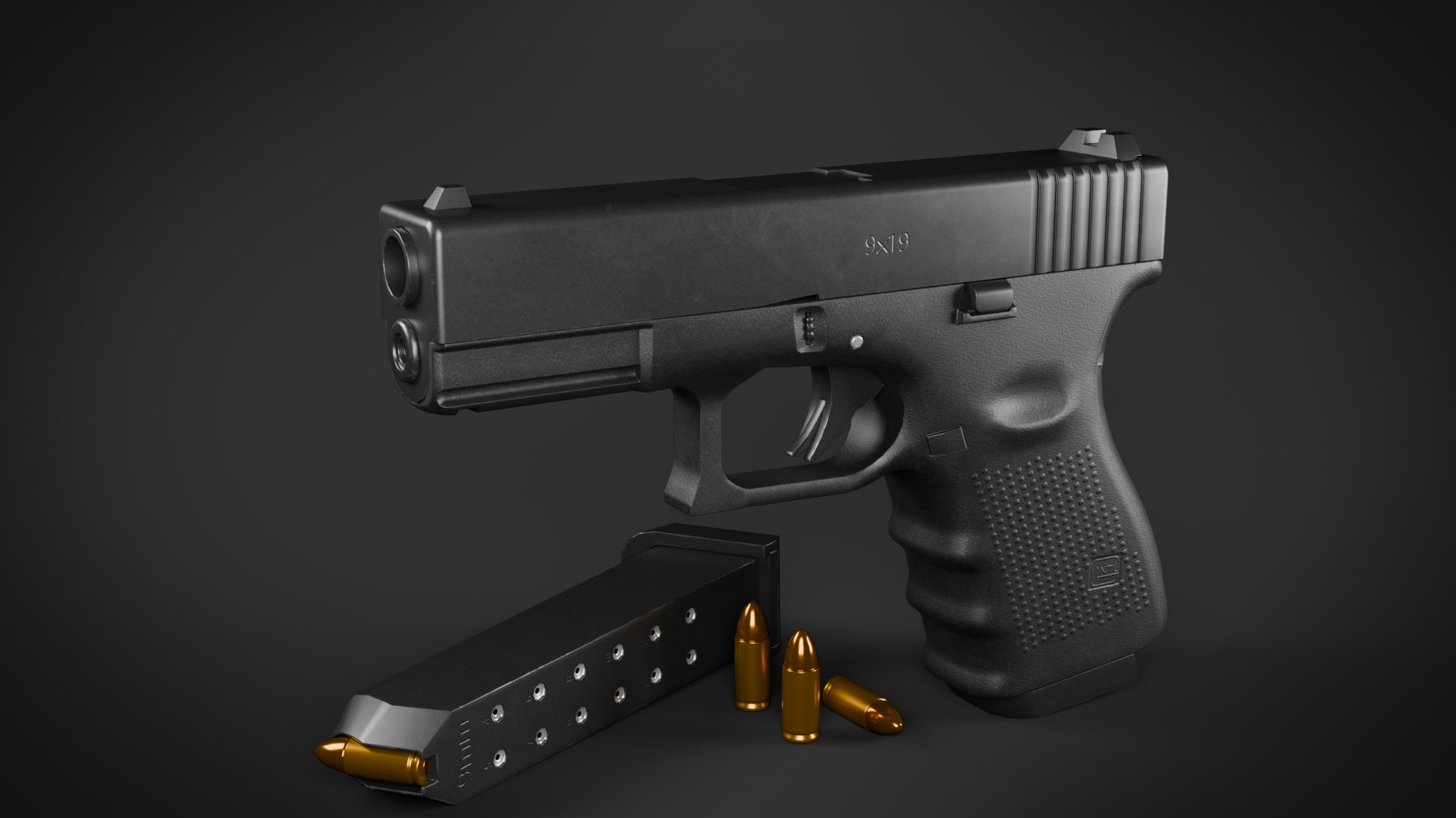3D Pistol-Game Ready Model - TurboSquid 2396278