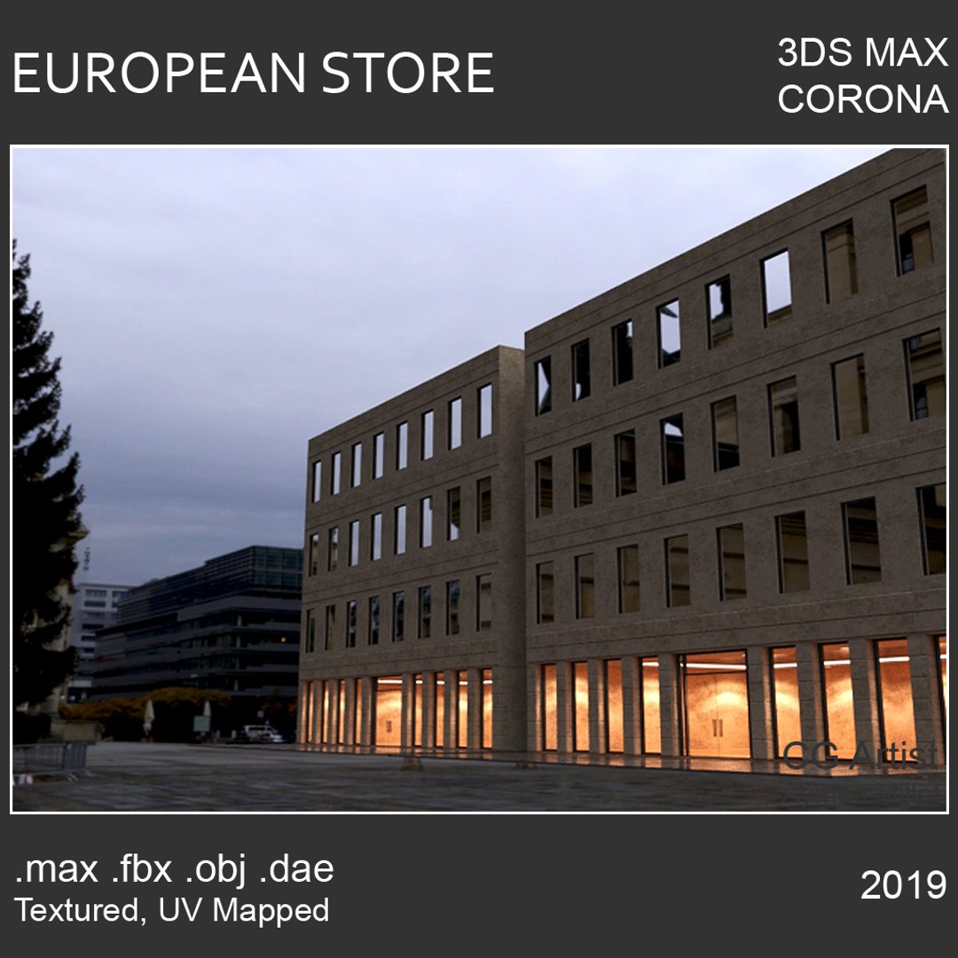 Building Corona Realistic 3D Model - TurboSquid 1376041