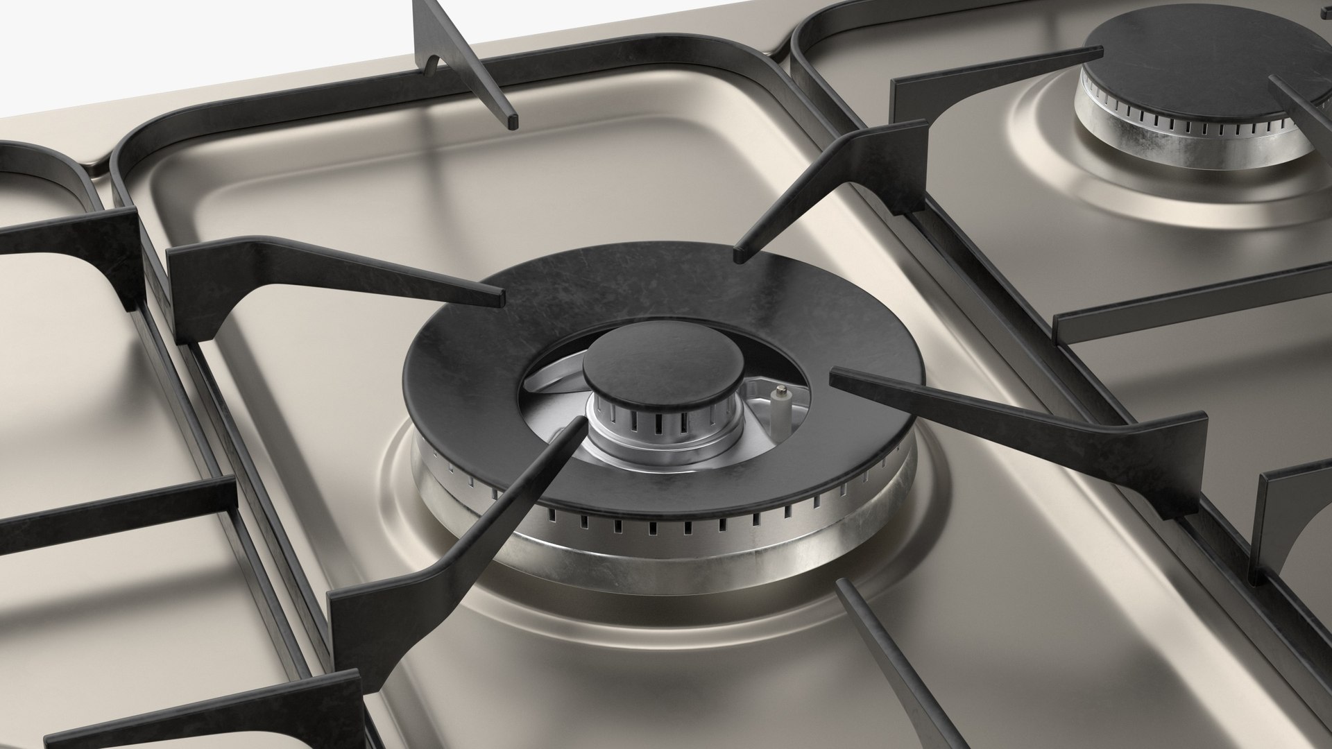 3D Gas Hob Model - TurboSquid 1715443