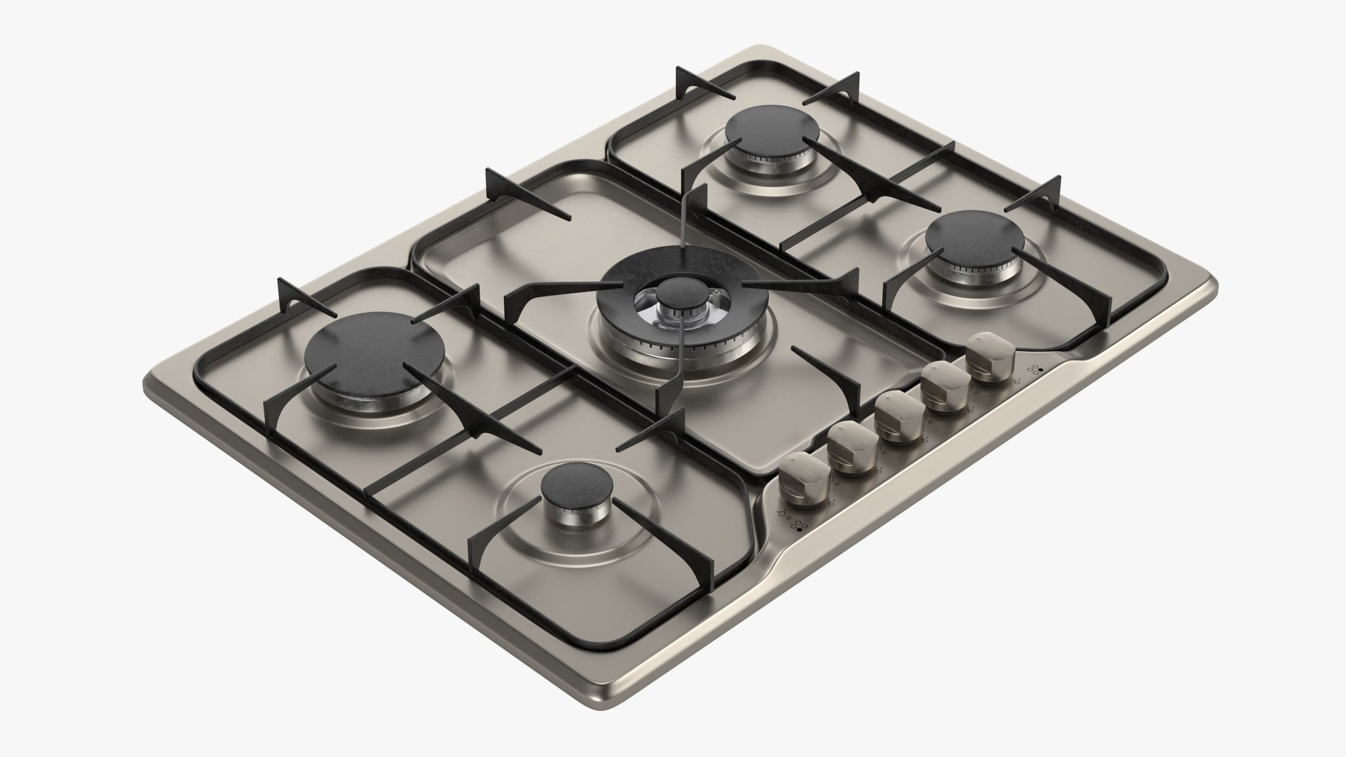 3D Gas Hob Model - TurboSquid 1715443