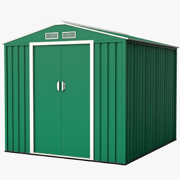 3D model modeled storage shed - TurboSquid 1604427