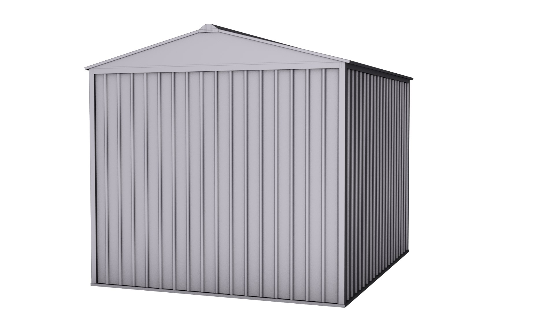 3D model modeled storage shed - TurboSquid 1604427