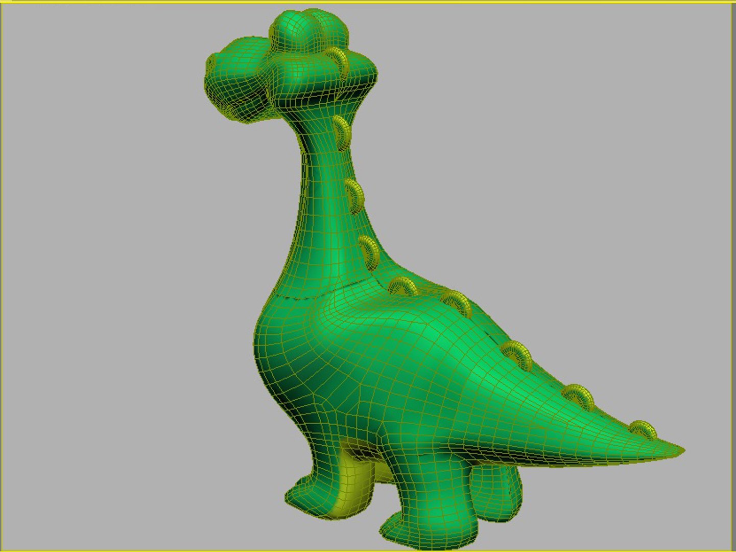 3d Dinosaur Cartoon Model
