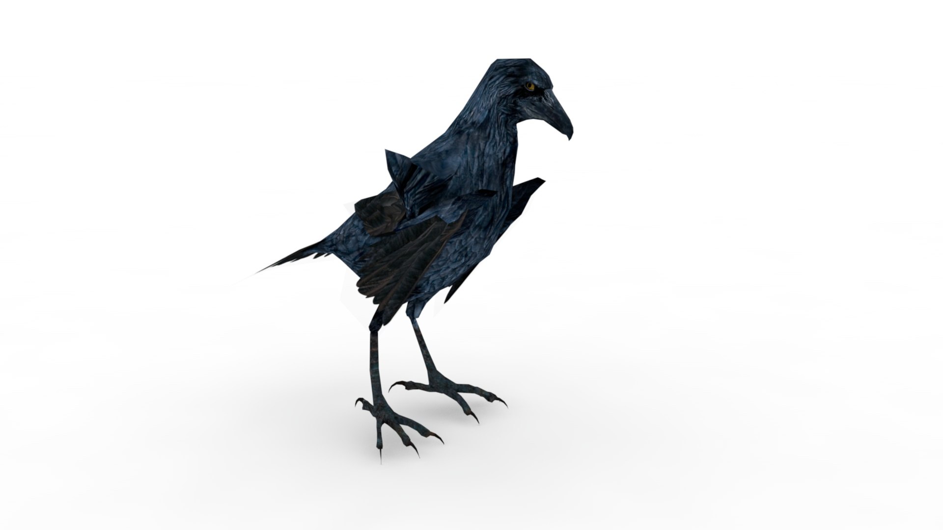 3D Crow - TurboSquid 2237897