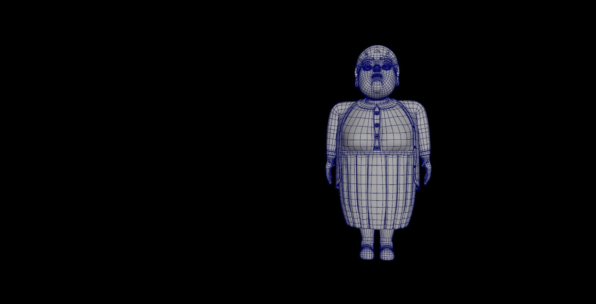 Character Grandmother Lady 3D Model - TurboSquid 1585422