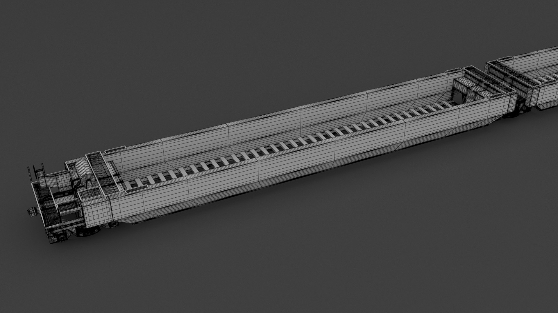 Double Stack Railcar BNSF 3D Model - TurboSquid 2254806