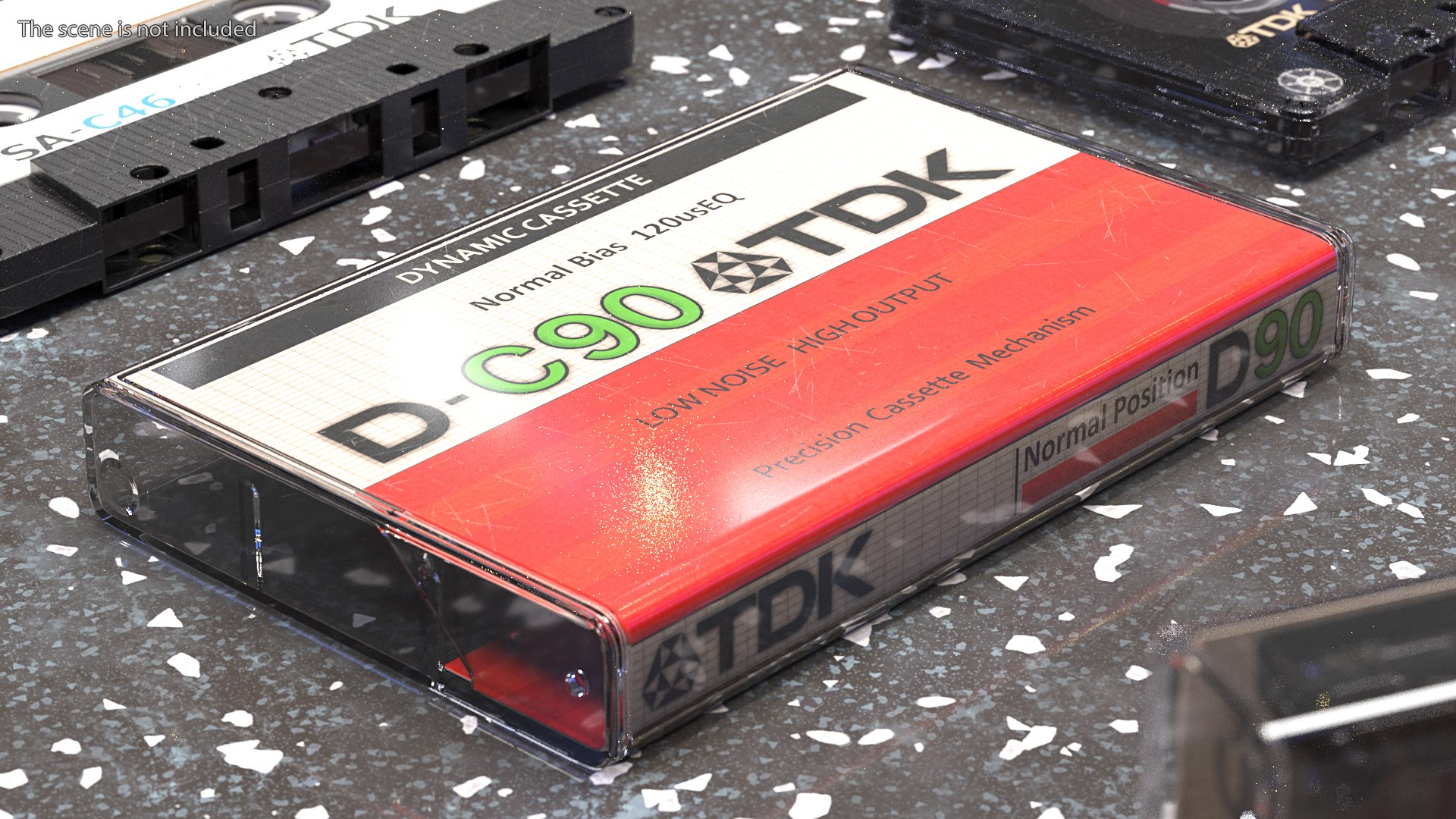 3D TDK Cassette Box Empty - TurboSquid 1748209