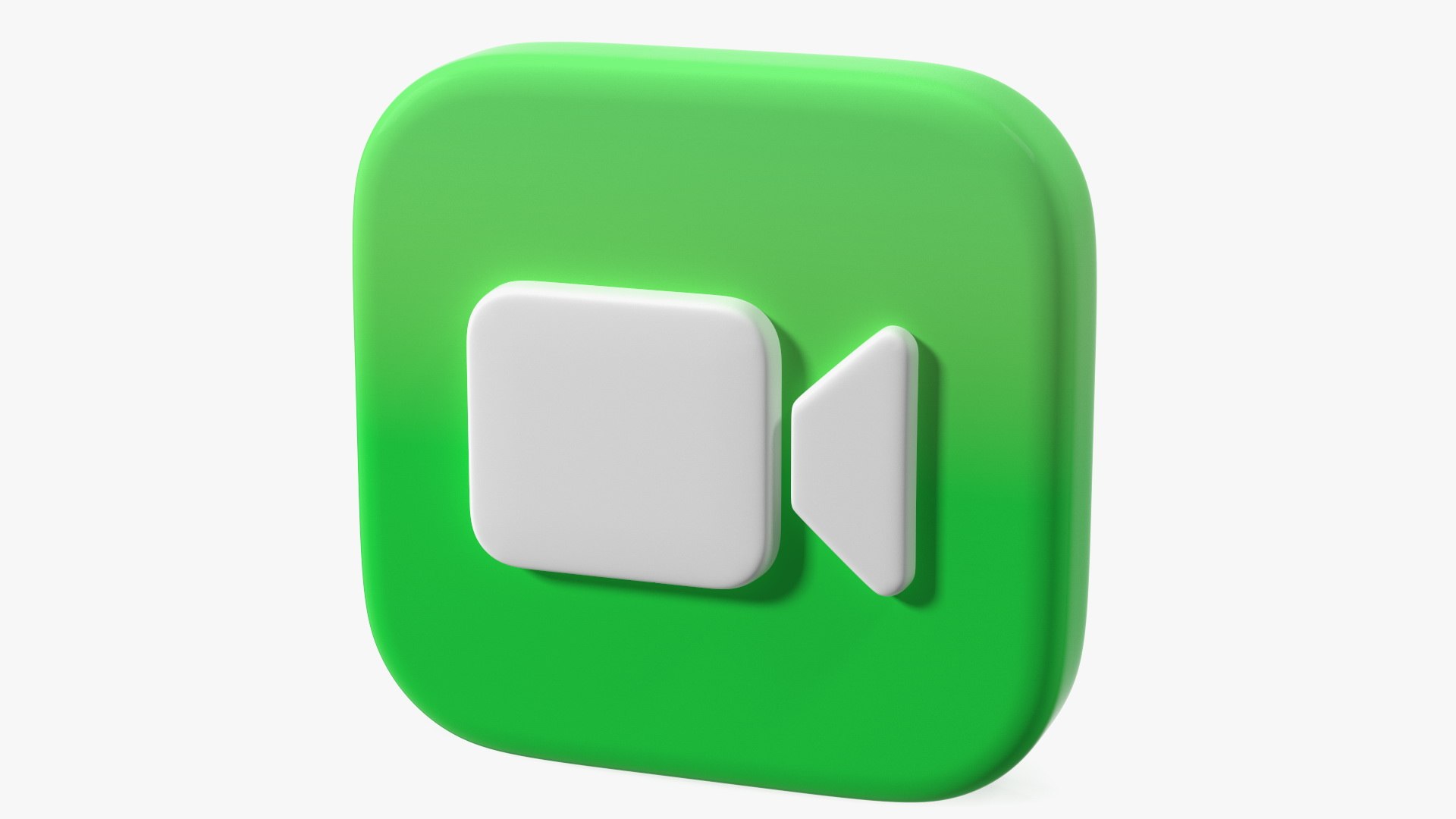 3D IPhone IOS Face Time Icon Model - TurboSquid 2222942