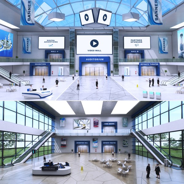 free reception table 3d model